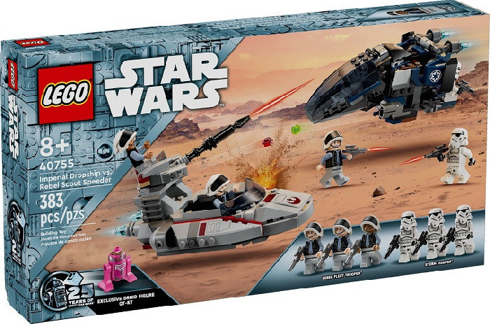 Le Dropship impérial contre le speeder des soldats rebelles 40755 ...